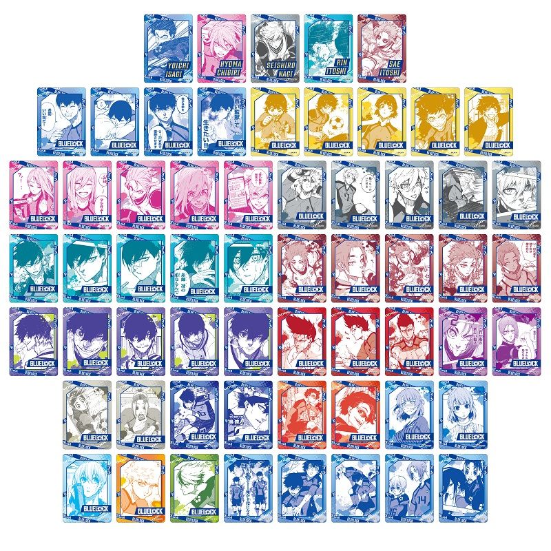Blue Lock Trading Favorite Card (SET OF 30 PIECES) | ブルーロック トレーディングふぁぼカ ...