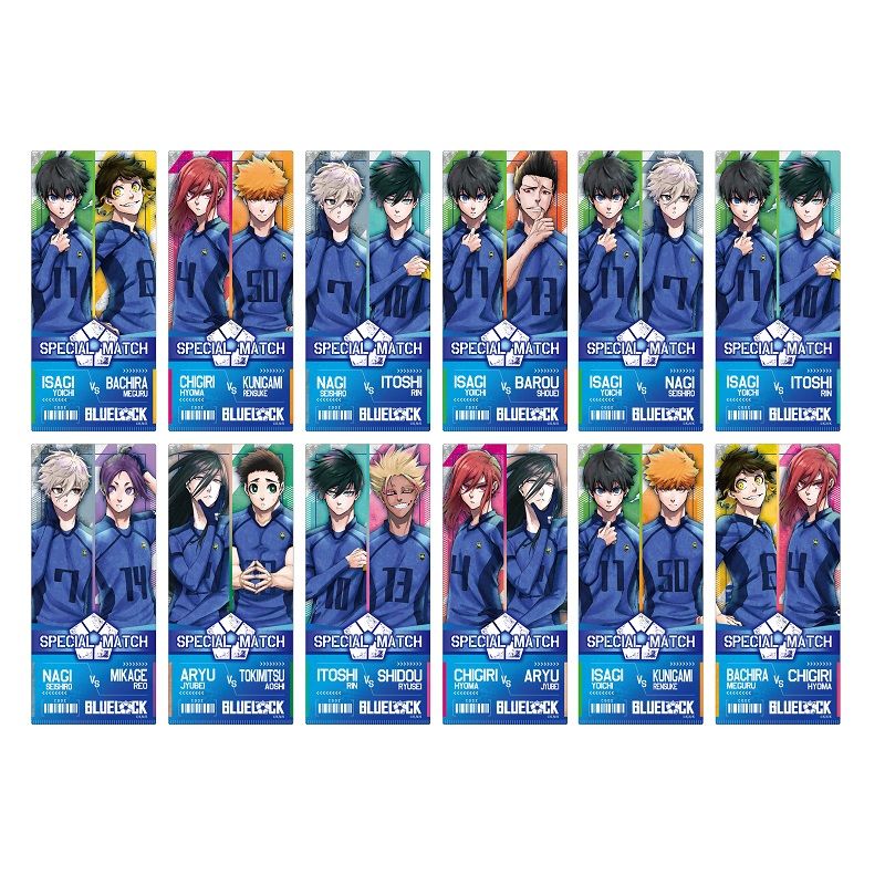 Blue Lock Trading Ticket Style Clear Card (SET OF 30 PIECES) | ブルーロック ...