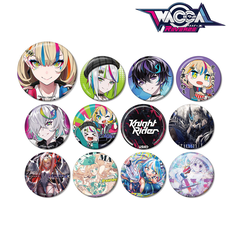 WACCA Reverse Trading Can Badge (SET OF 12 PIECES) | WACCA Reverse ...