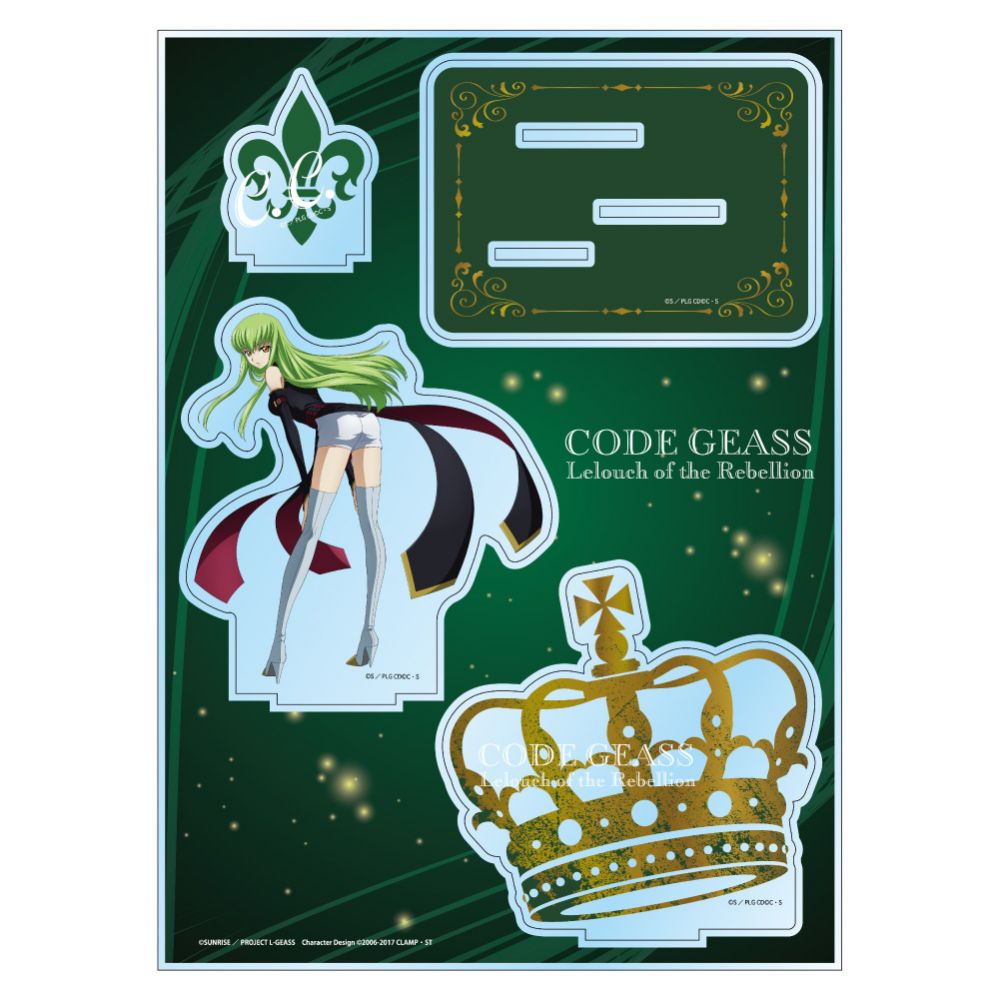 Code Geass Lelouch of the Rebellion Turn Around Acrylic Diorama C.C ...