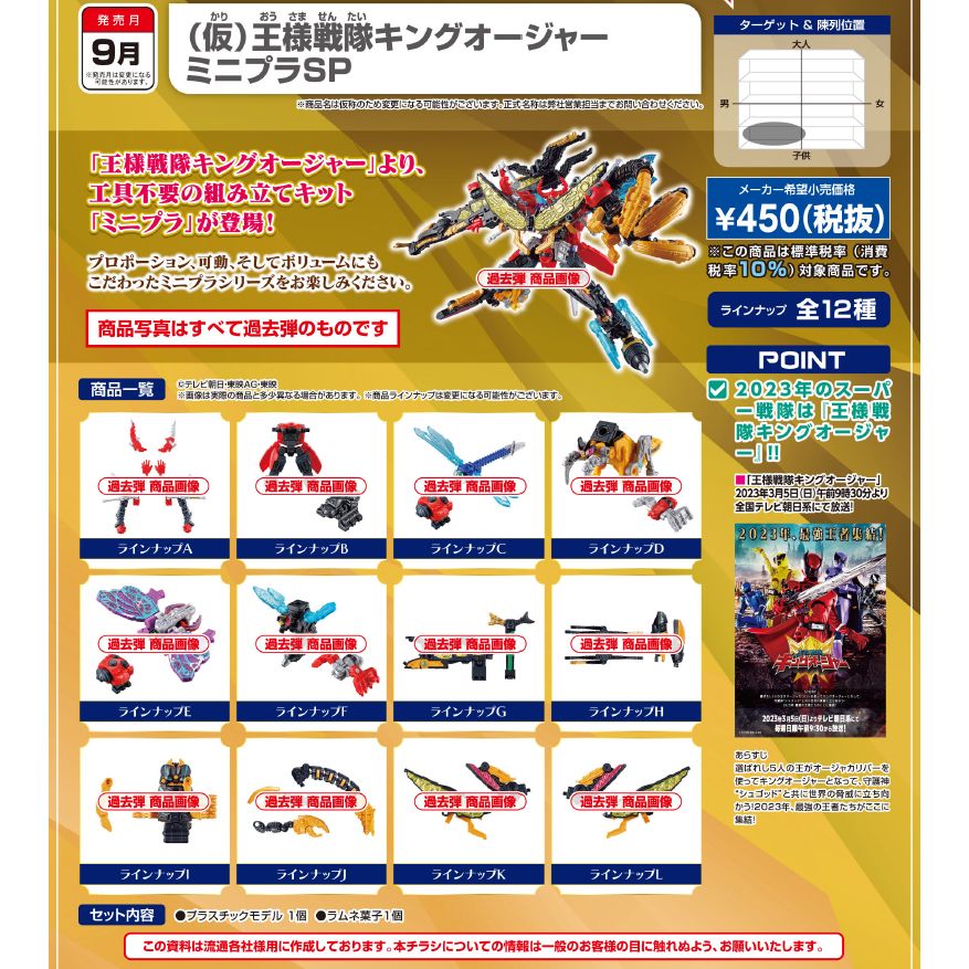 Minipla Shugod Gattai Series SP Legend King Ohger Ohger Metallic ver ...