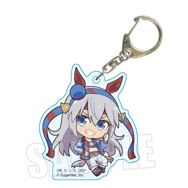 Pukasshu Acrylic Key Chain Uma Musume Cinderella Gray Tamamo Cross ...